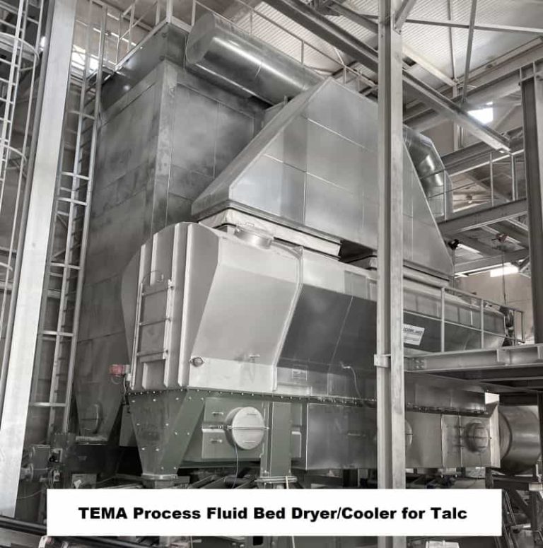Talc dryer/cooler | Tema Process