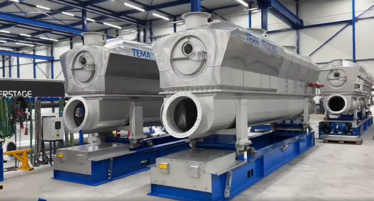 LiOH, Li2CO3 and Na2SO4 dryers ready for transport | Tema Process