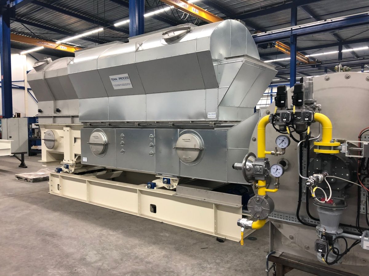 Fluid Bed Dryer suited for drying kaolinite | Tema Process