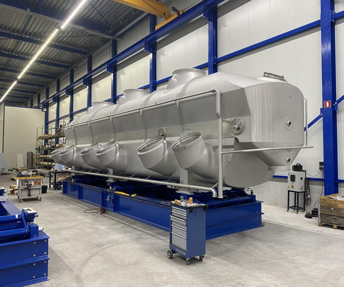 Multi-temperature zones in a fluid bed dryer | Tema Process