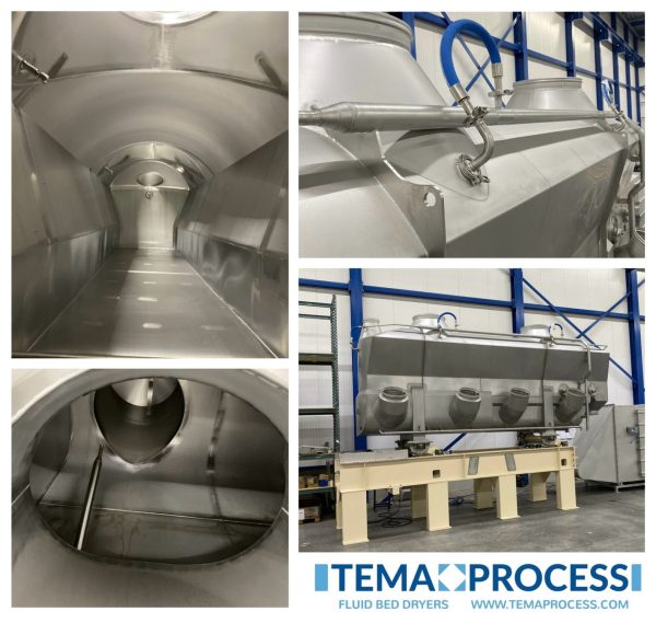 Hygienic Execution Fluid Bed Dryers with CIP System | Tema Process